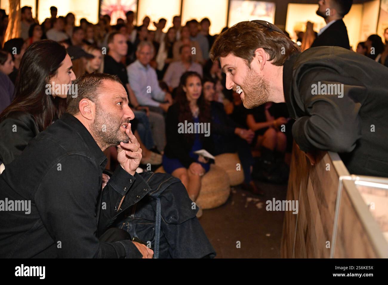 North Miami, USA. 16th Jan, 2025. David Grutman (L) and Joe Teplow ...