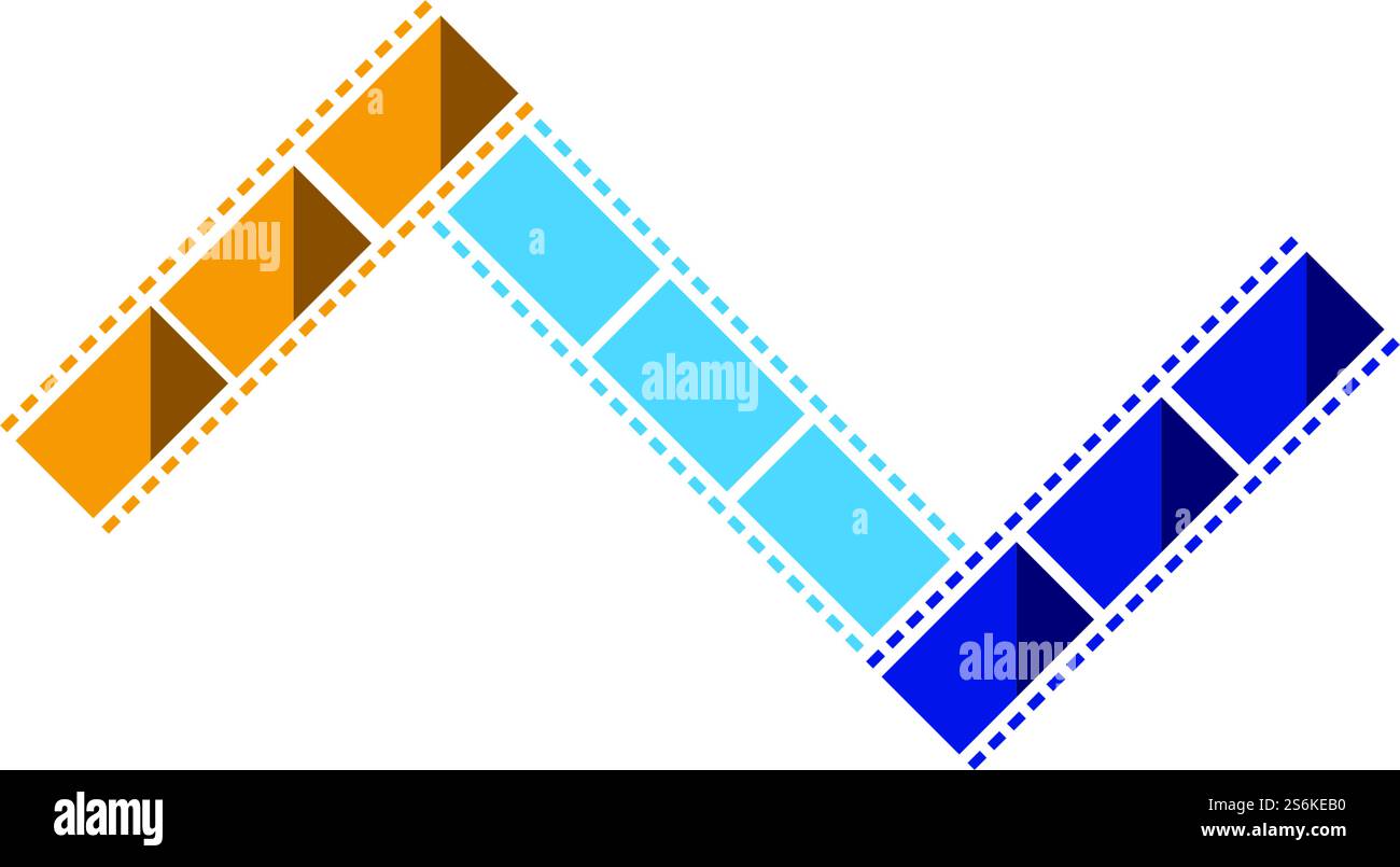 Film strips frame roll Stock Vector Images - Alamy