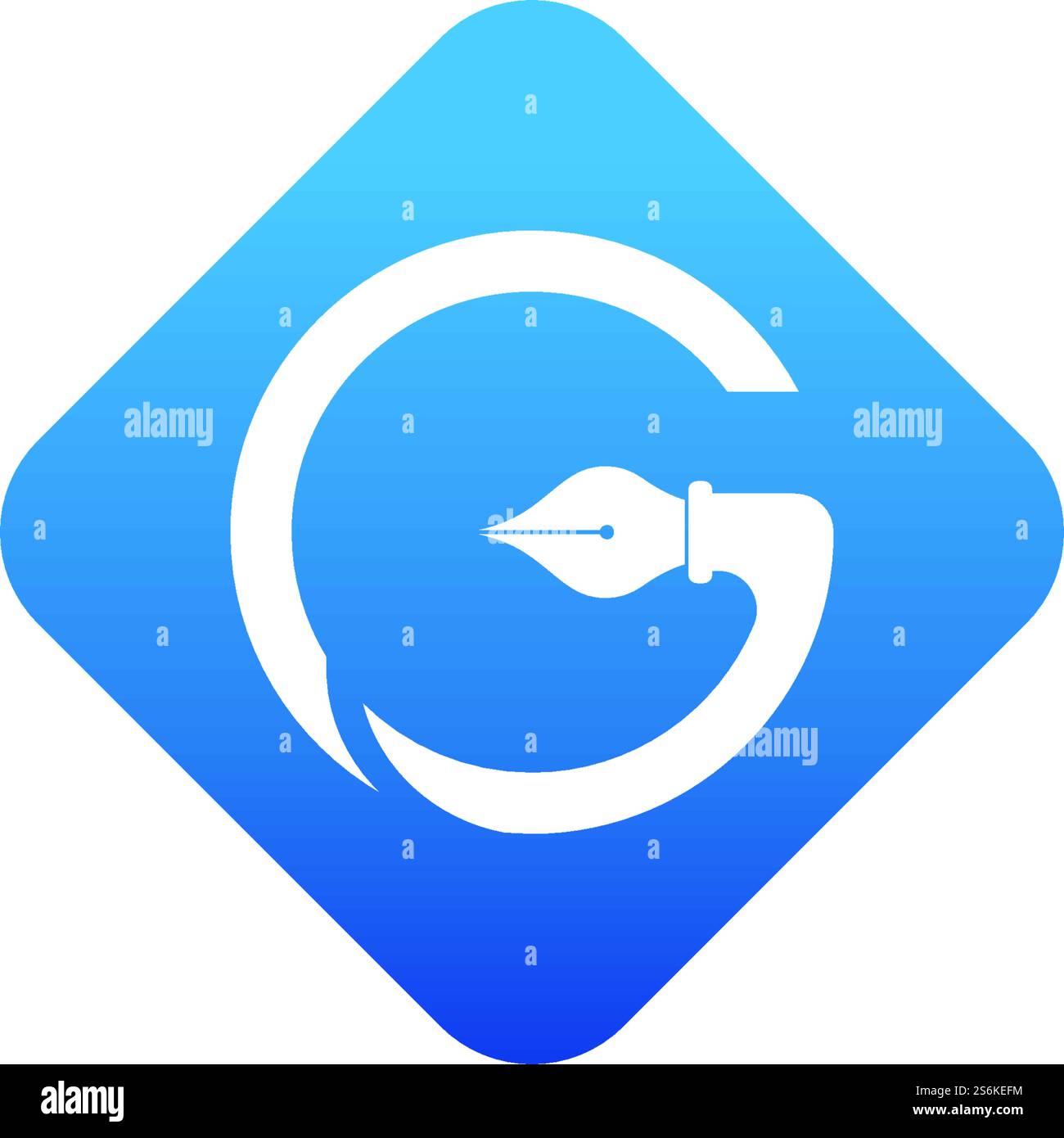 Letter logo hand concept hi-res stock photography and images - Alamy