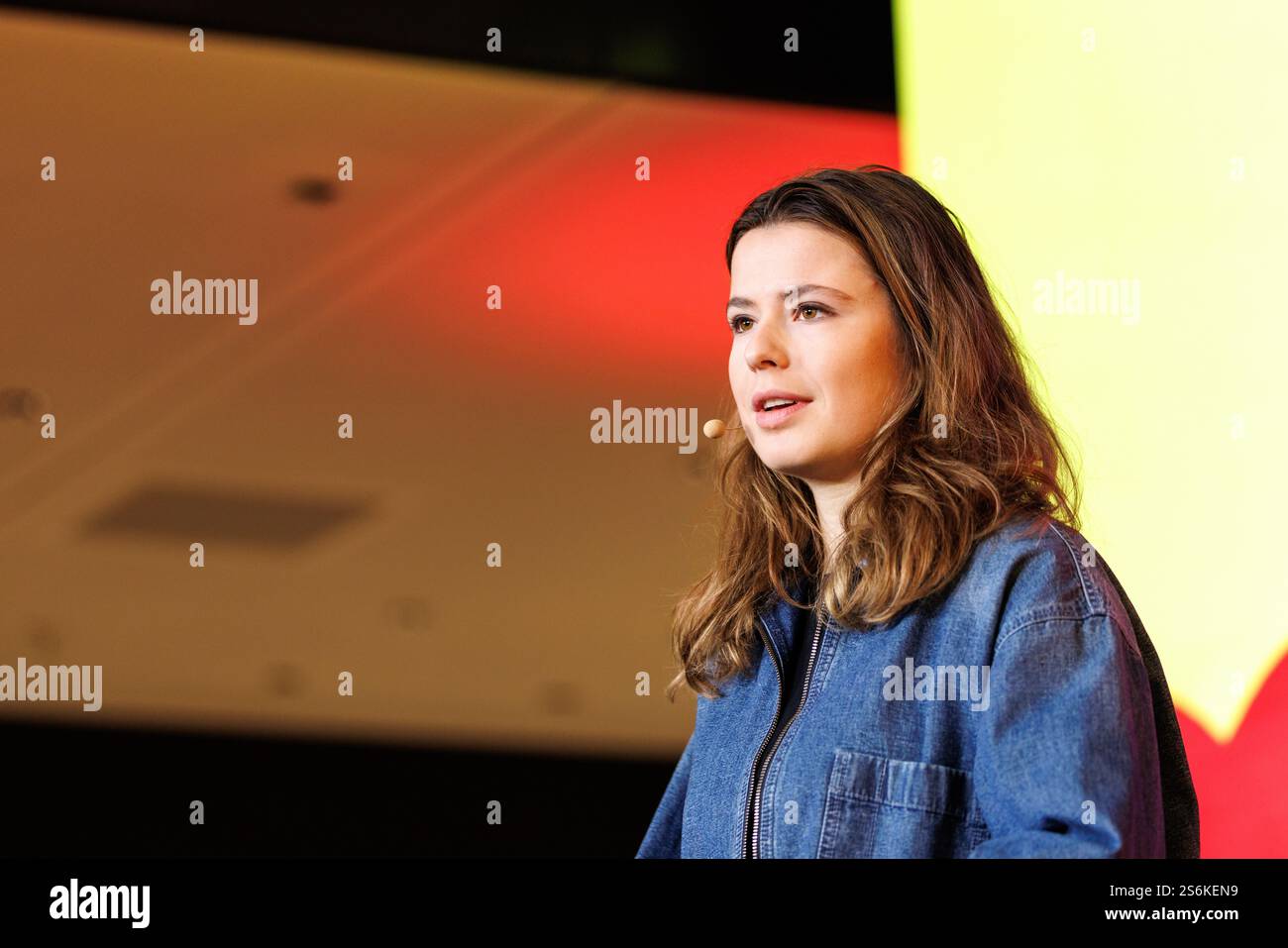 Munich, Germany. 17th Jan, 2025. Luisa Neubauer, German climate ...