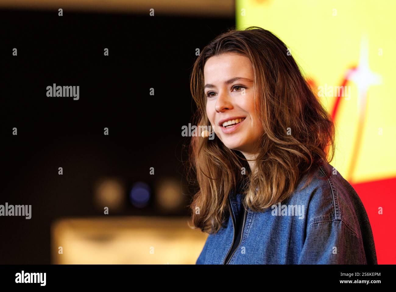 Munich, Germany. 17th Jan, 2025. Luisa Neubauer, German climate protection activist and ...