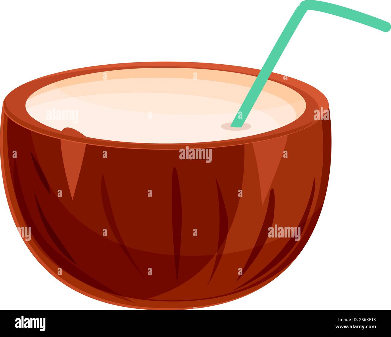 Coconut milk icon. Cartoon of Coconut milk vector icon for web design ...