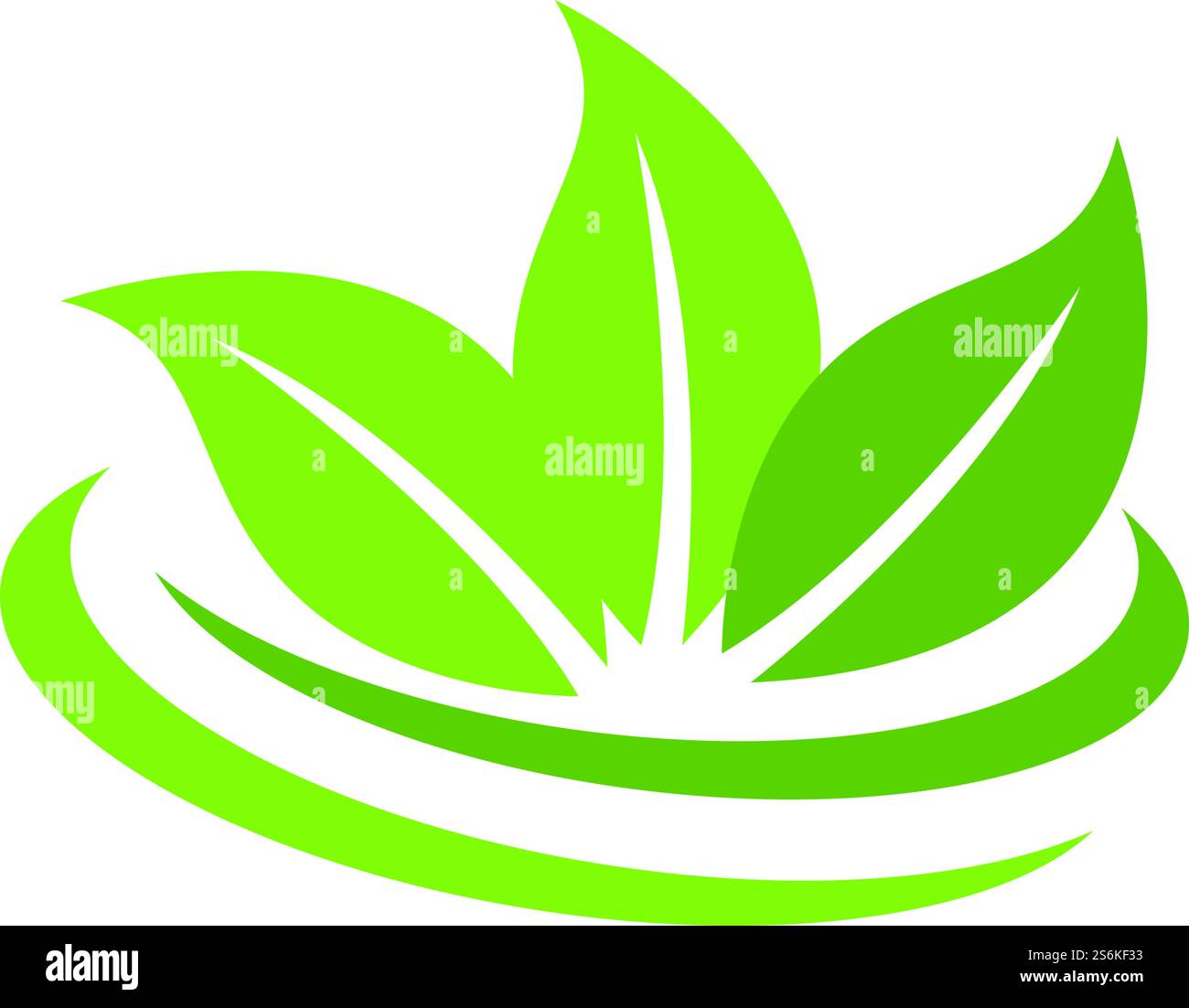 leaves logos template symbol Stock Vector Image & Art - Alamy
