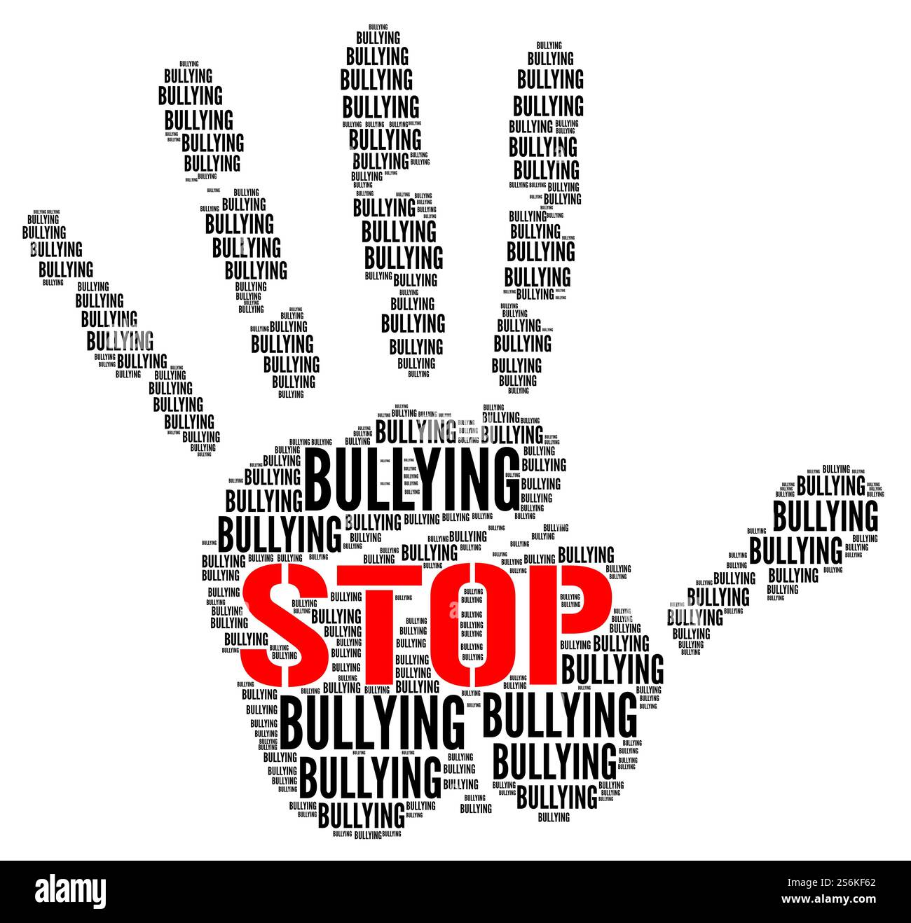 Stop bullying symbol icon Stock Photo - Alamy