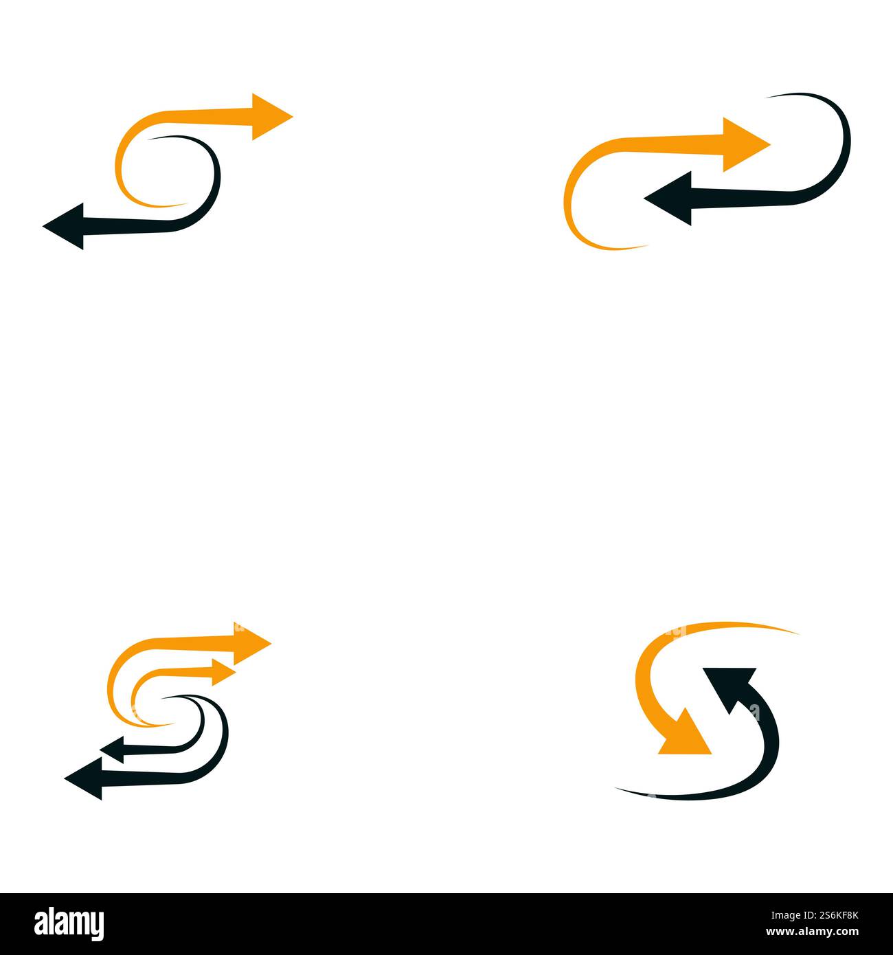 Performance target Arrows vector illustration icon Logo Template design ...