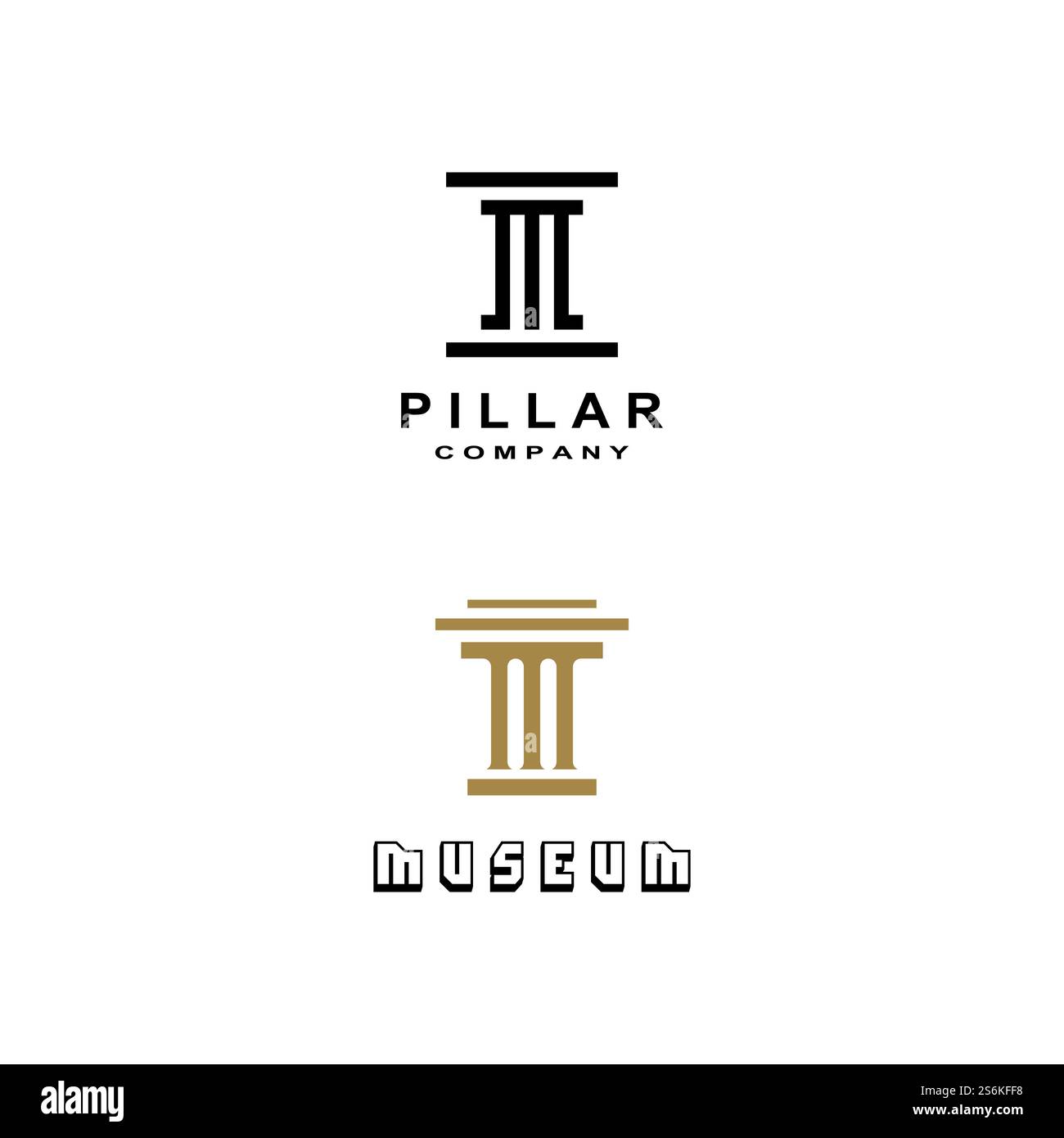 Ancient Pillar Columns Greek Rome Athens Historical Building logo ...