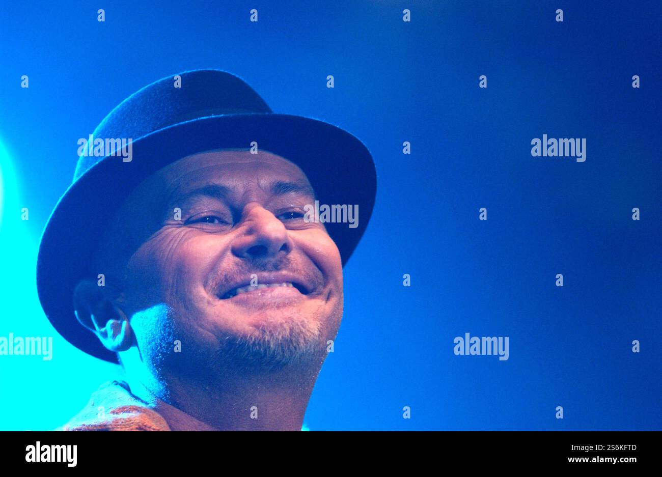 Milan Italy 09/11/2004: Ron, Italian singer, during the live concert of ...