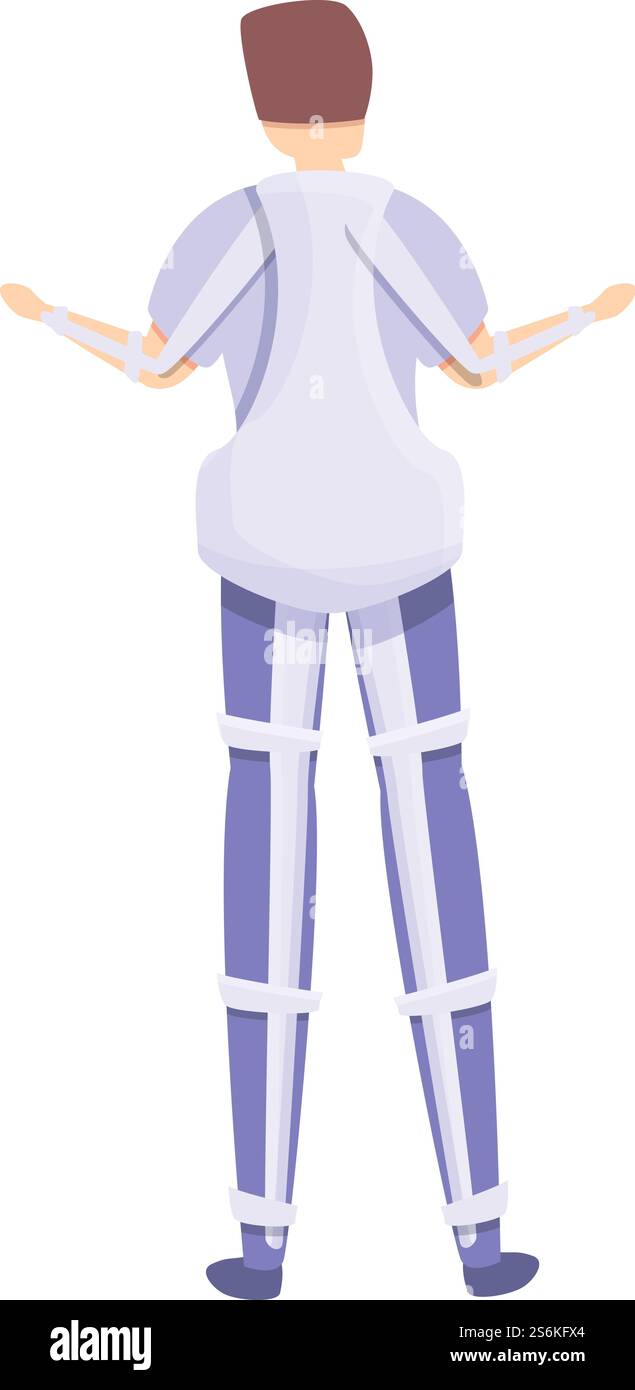 New exoskeleton icon. Cartoon of New exoskeleton vector icon for web ...