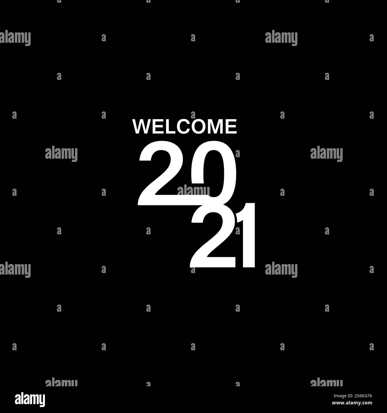 welcome 2021, goodbye 2020 Celebration Design, Vector illustration ...