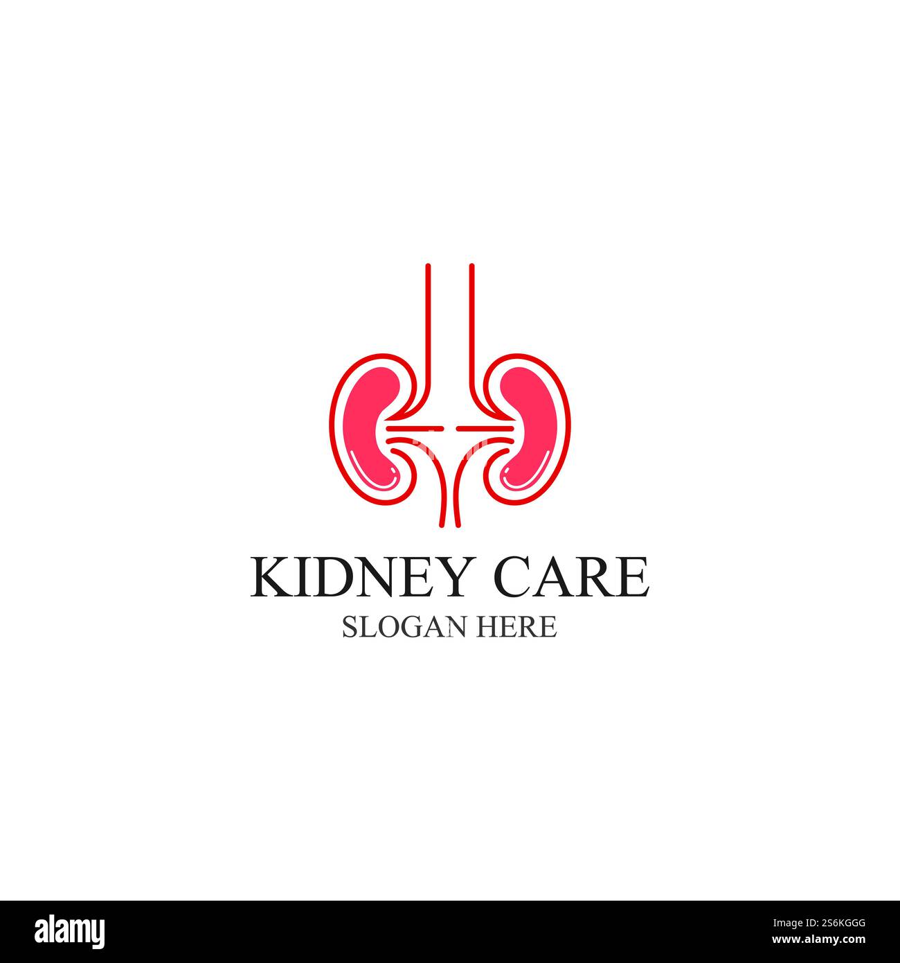 Kidney care icon and symbol vector illustration Stock Vector Image ...