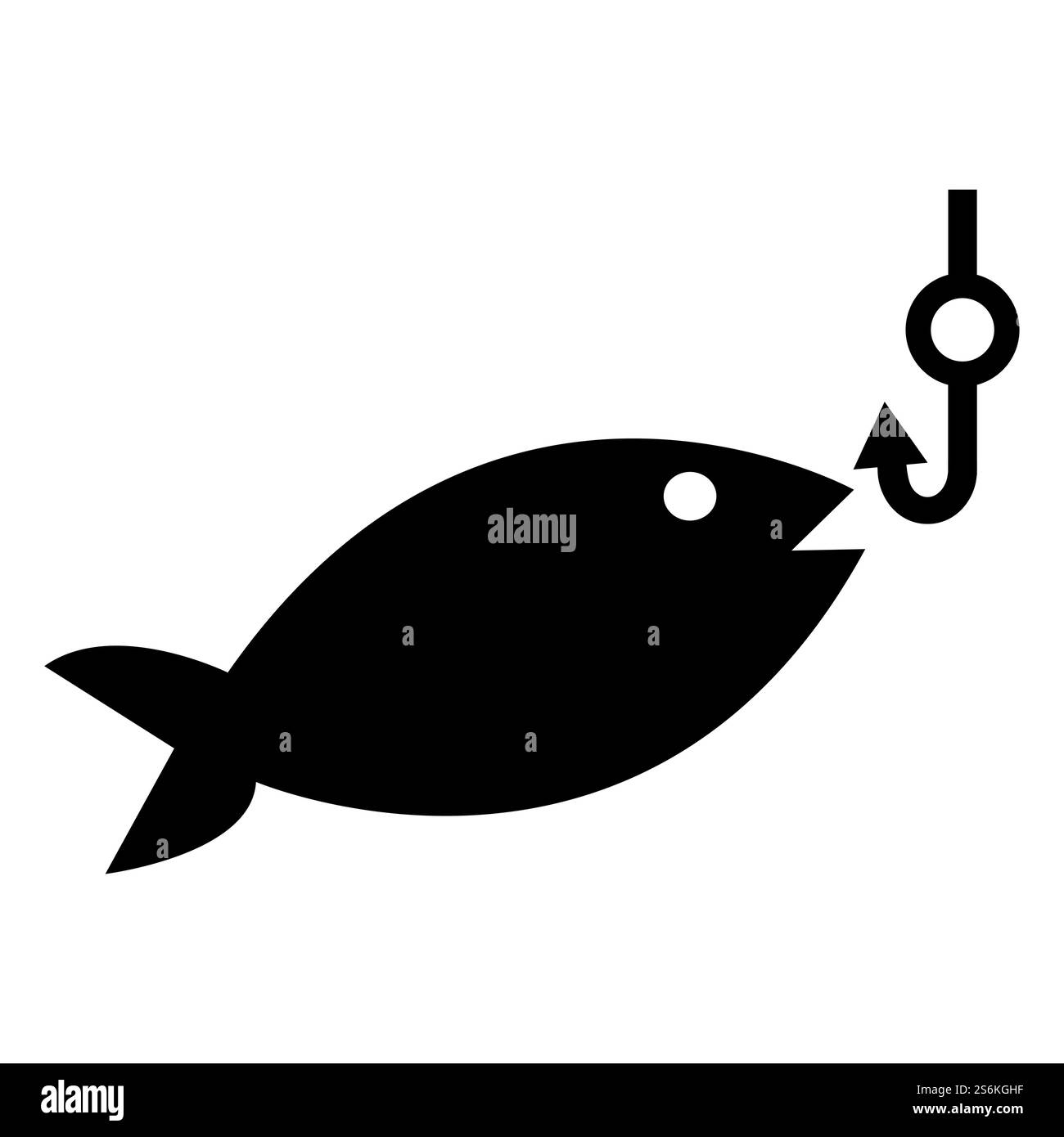 No Fishing Symbol Sign Isolate On White Background,Vector Illustration ...