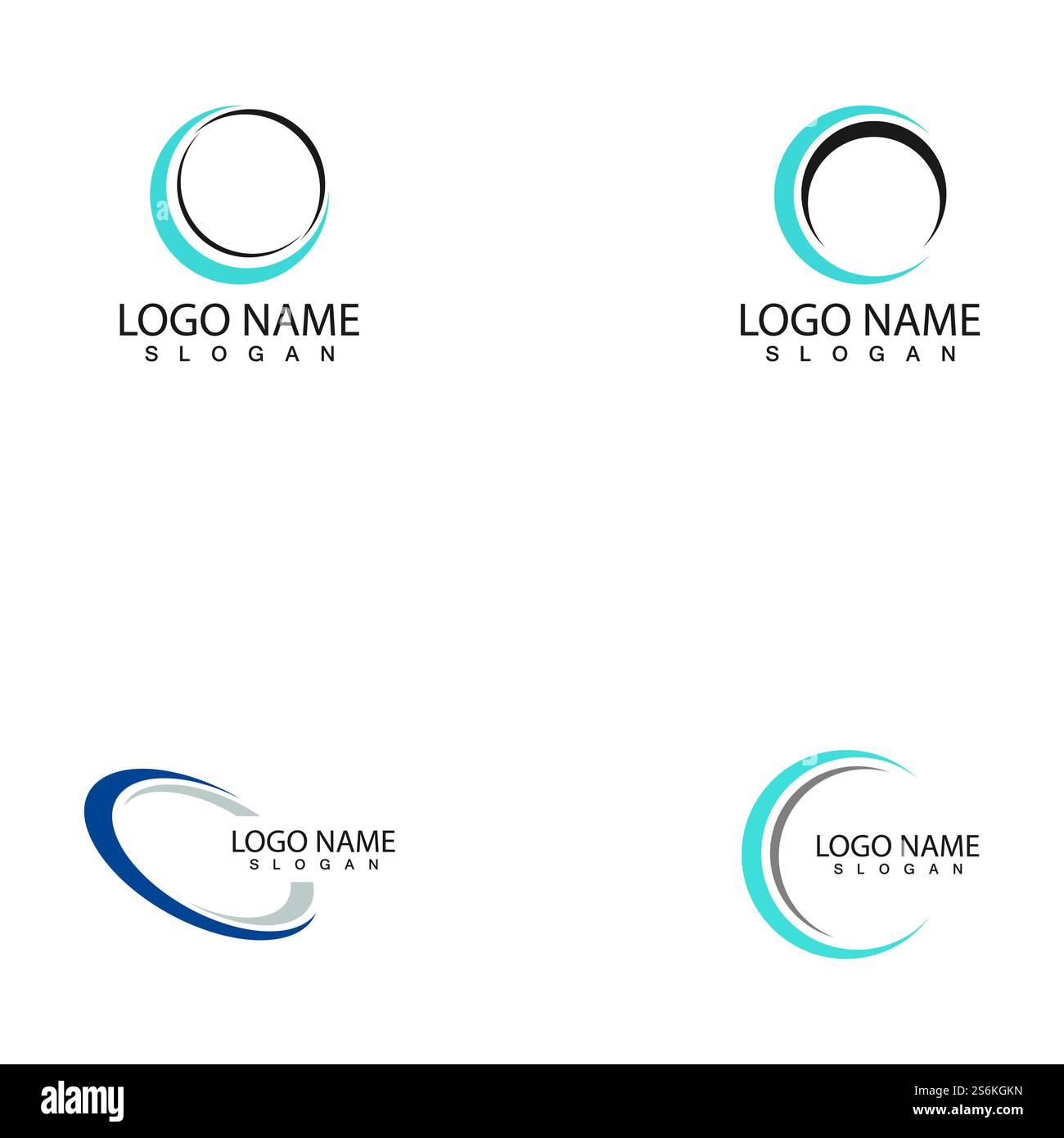 Technology circle logo and symbols Vector Stock Vector Image & Art - Alamy