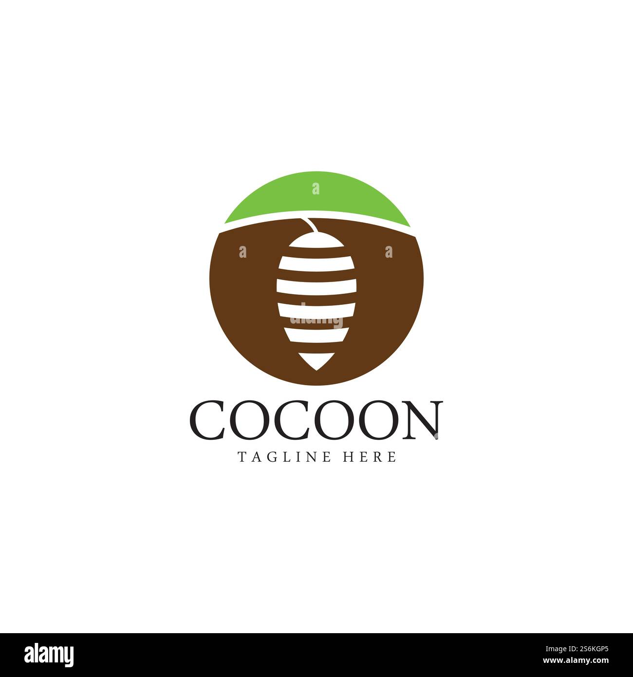 Cocoon logo template vector icon and symbol Stock Vector Image & Art ...