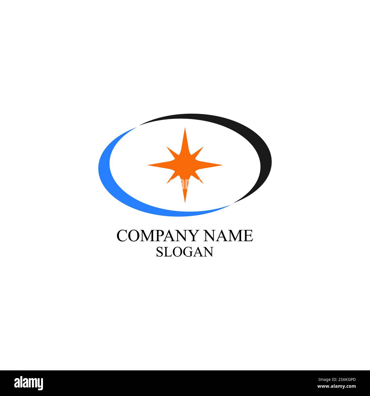 circle and star logo vector illustration template design Stock Vector ...