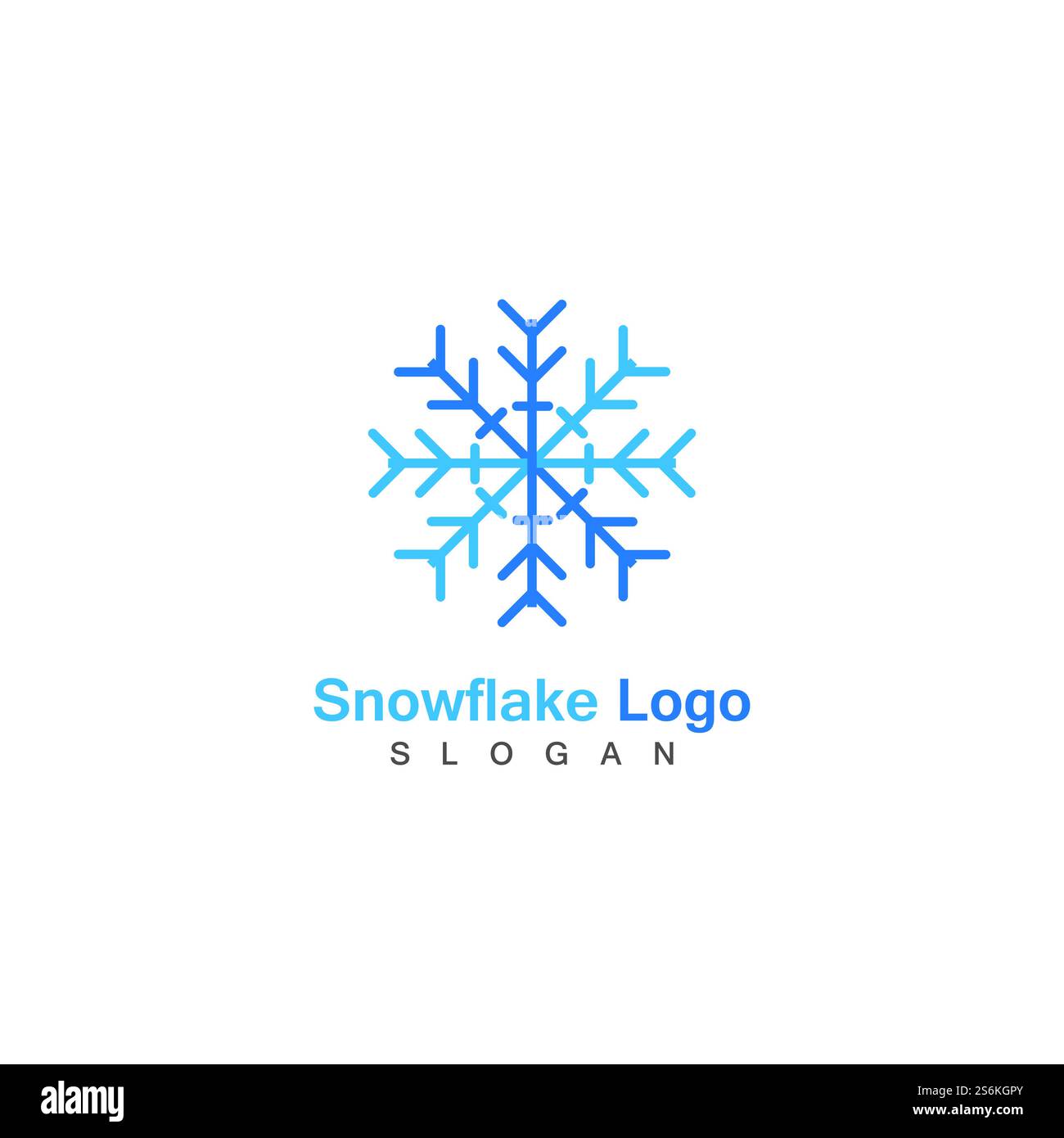 Snowflake icon Logo Template vector symbol design Stock Vector Image ...