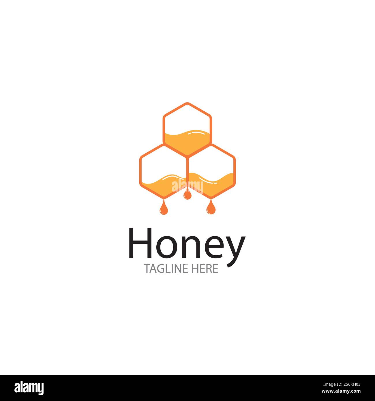 Honey comb logo vector icon concept design Stock Vector Image & Art - Alamy