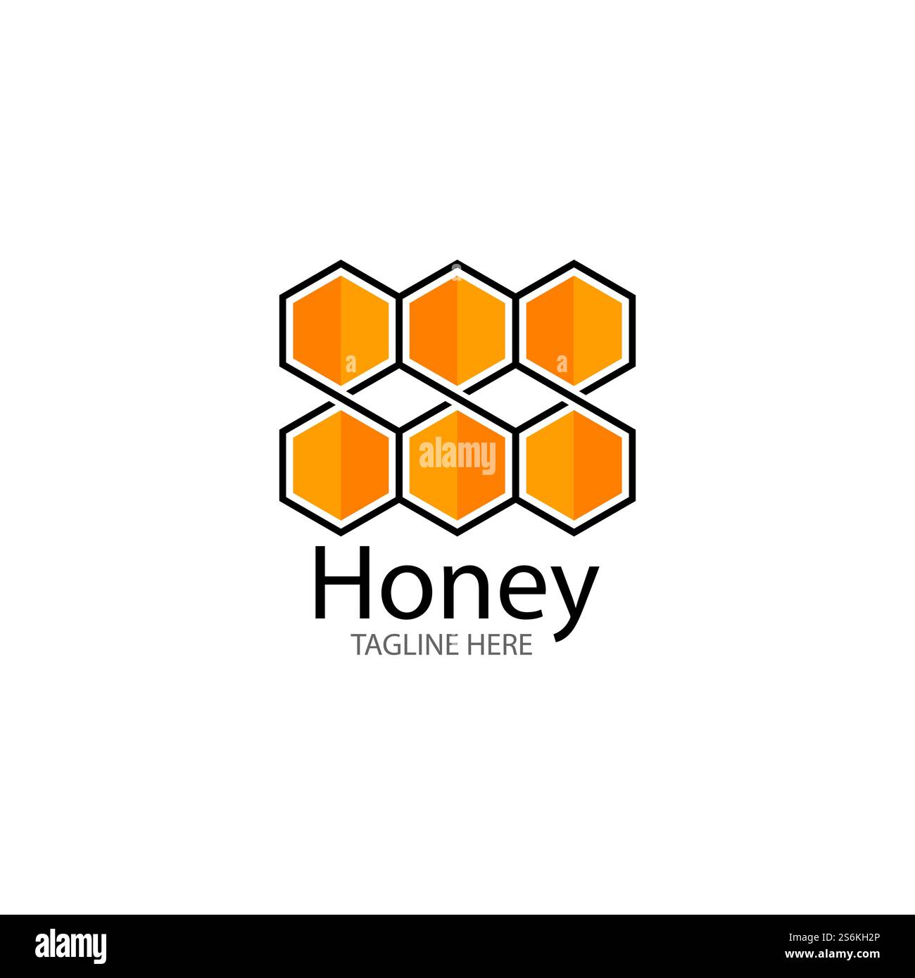 Honey comb logo vector icon concept design Stock Vector Image & Art - Alamy