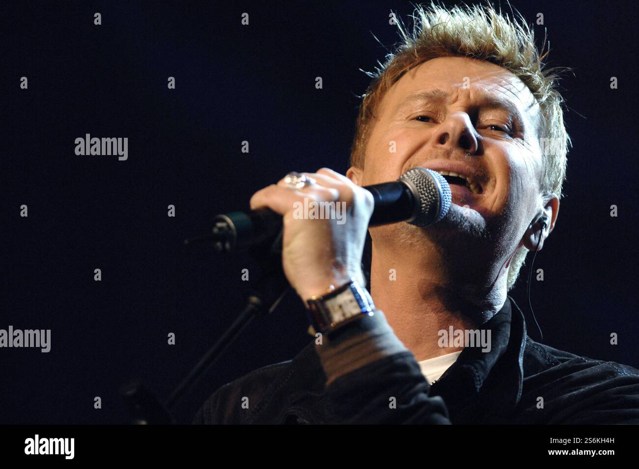 Milan Italy 25/03/2007: Ron , Italian singer, during the live concert ...