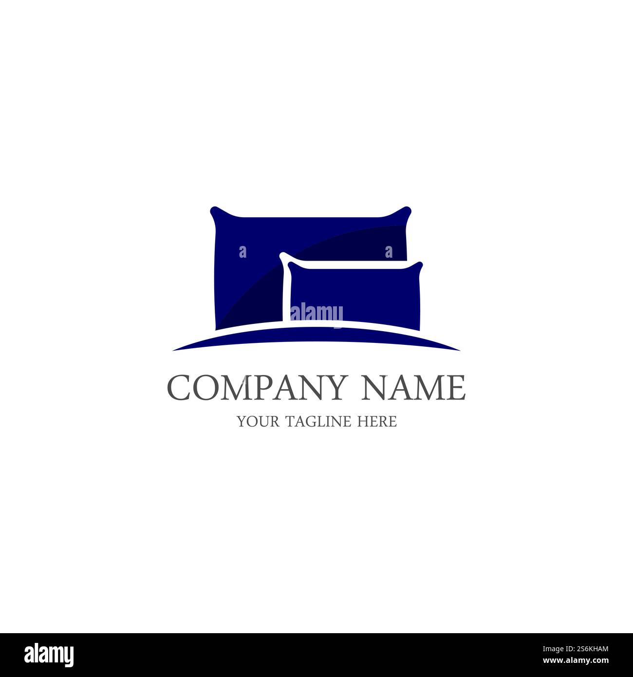 Bed logo vector illustration design template.Bed logo vector Stock ...