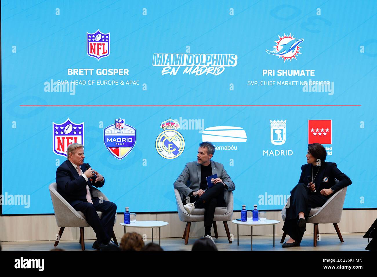 Pri Shumate, SVP Chief Marketing Officer, Miami Dolphins and Brett ...