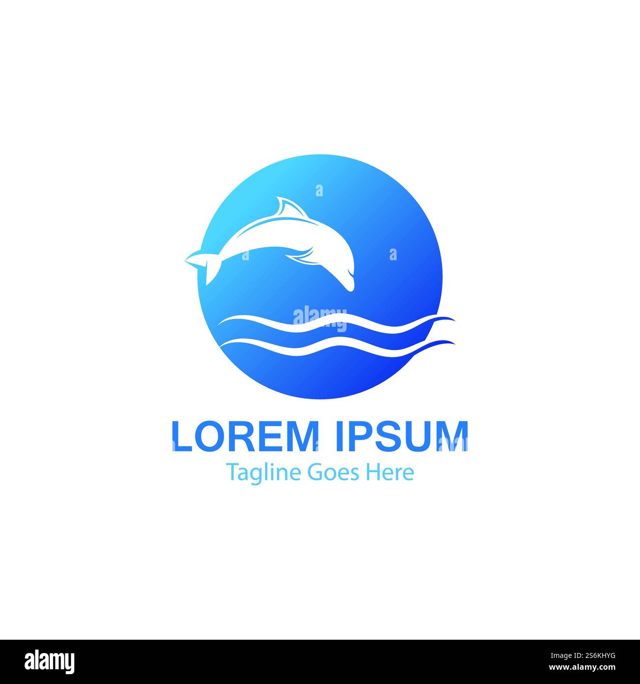 Cute dolphins in sea Cut Out Stock Images & Pictures - Alamy