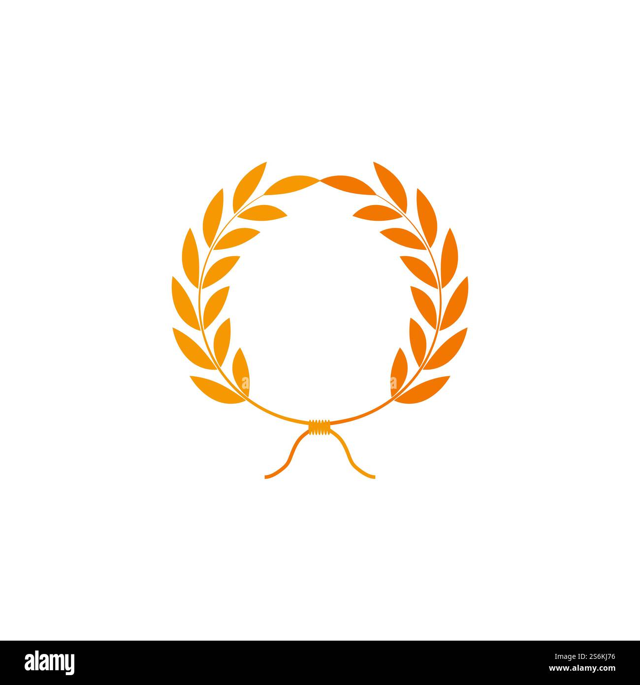 Luxury Golden Grain Weath / Rice Logo Design Vector Stock Vector Image ...