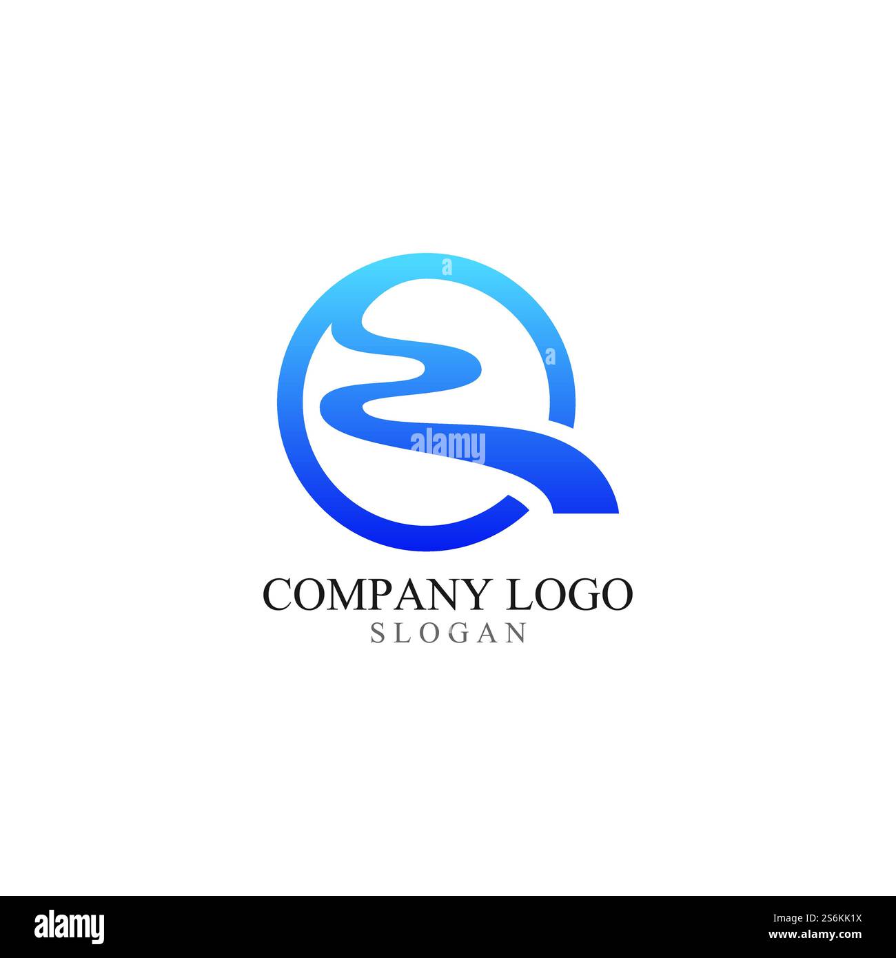 R Letter River Logo Template Vector Illustration Stock Vector Image ...