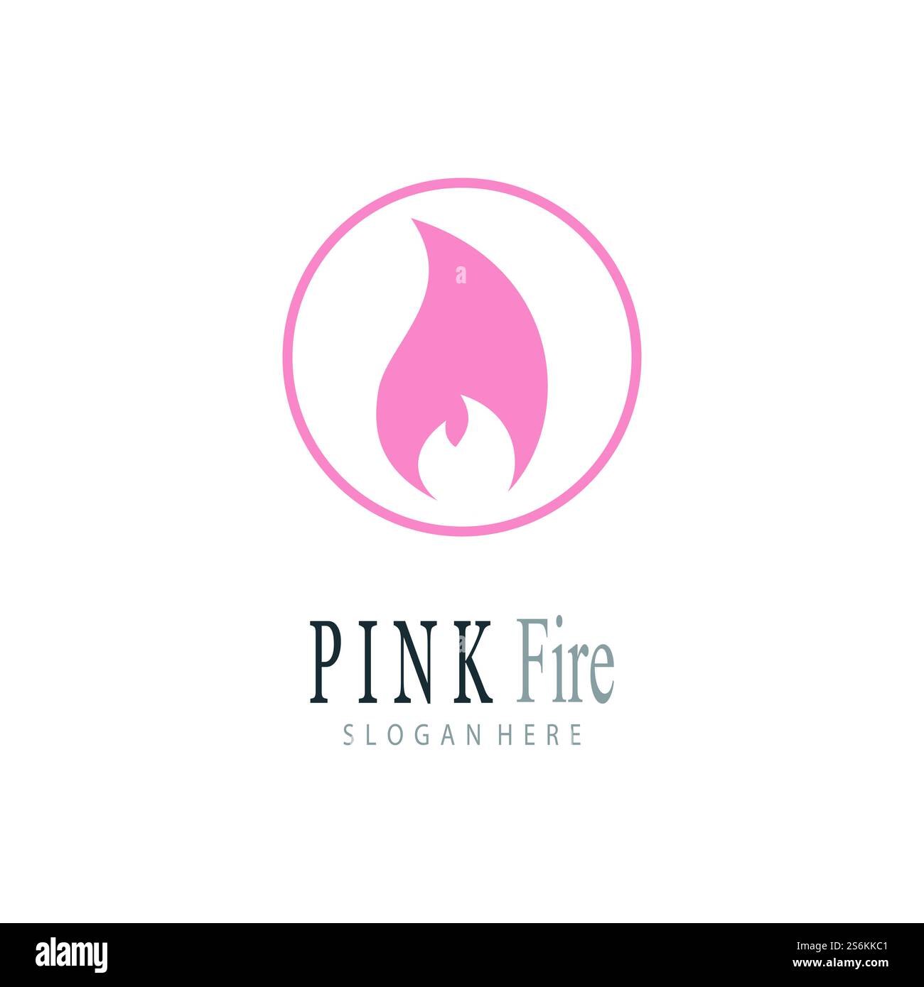 fire logo modern simple gradient. flame logo clean simple Stock Vector ...