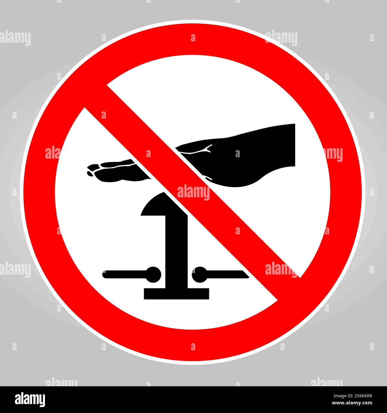 Do Not Switch On Symbol Sign Stock Vector Image & Art - Alamy