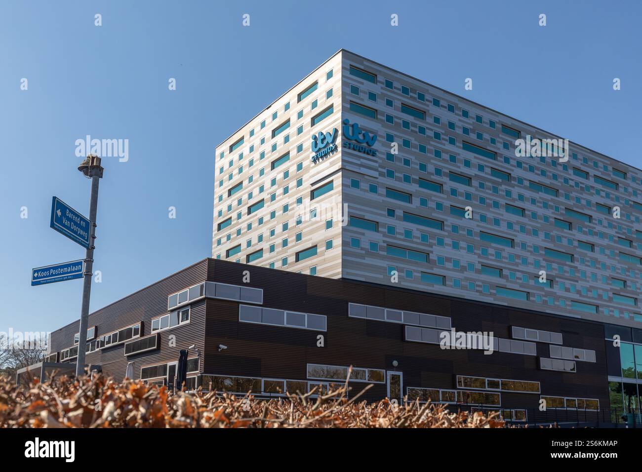 Dutch TV Studios in and around the MediaPark in Hilversum Stock Photo ...