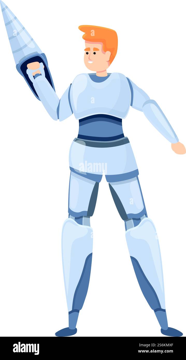 Solid exoskeleton icon. Cartoon of Solid exoskeleton vector icon for ...