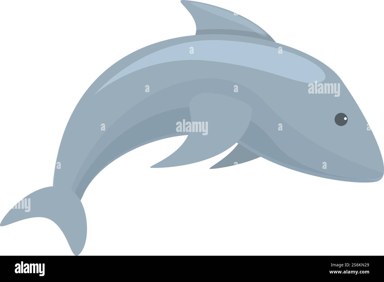 Dolphin icon. Cartoon of Dolphin vector icon for web design isolated on ...