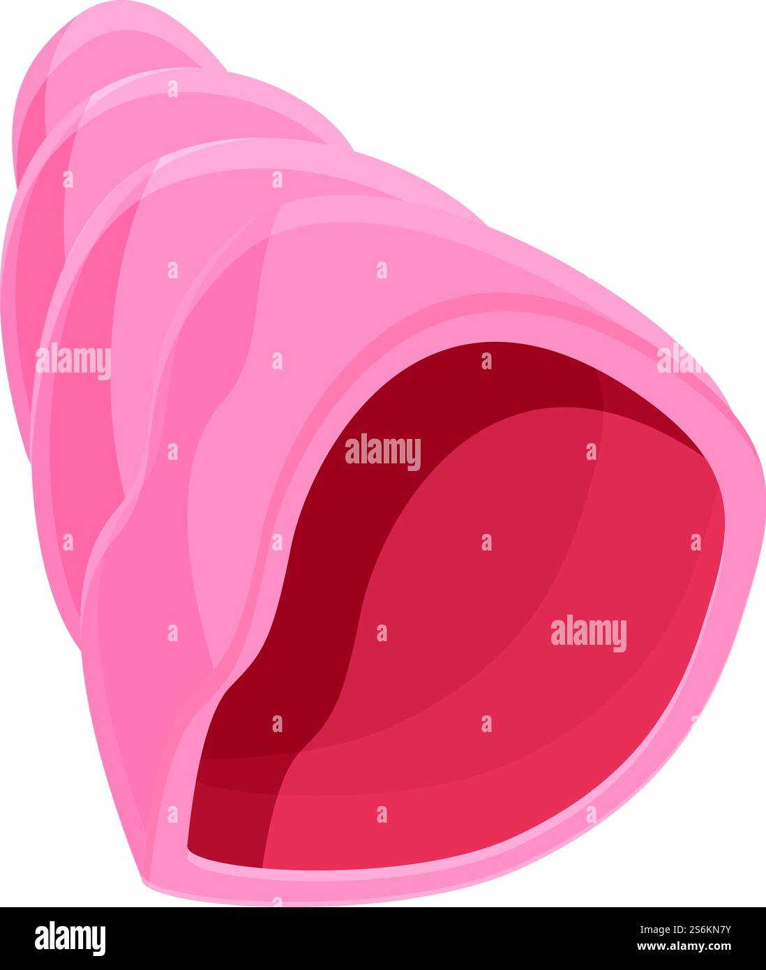 Pink shell icon. Cartoon of Pink shell vector icon for web design ...