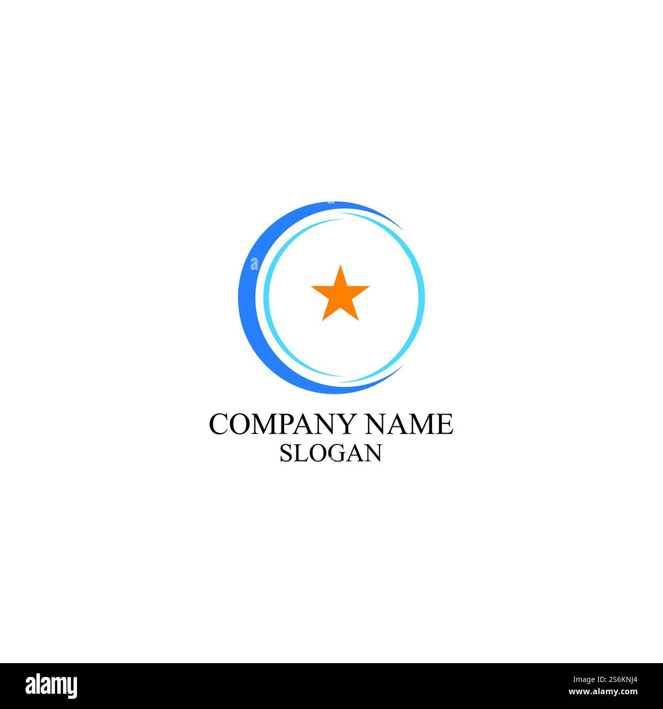 circle and star logo vector illustration template design Stock Vector ...