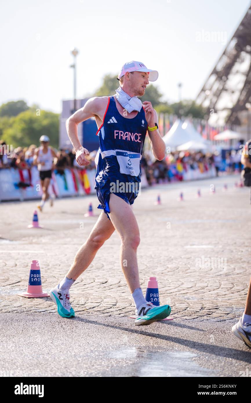 Gabriel Bordier participating in the 20 Kilometer Race Walk at the ...