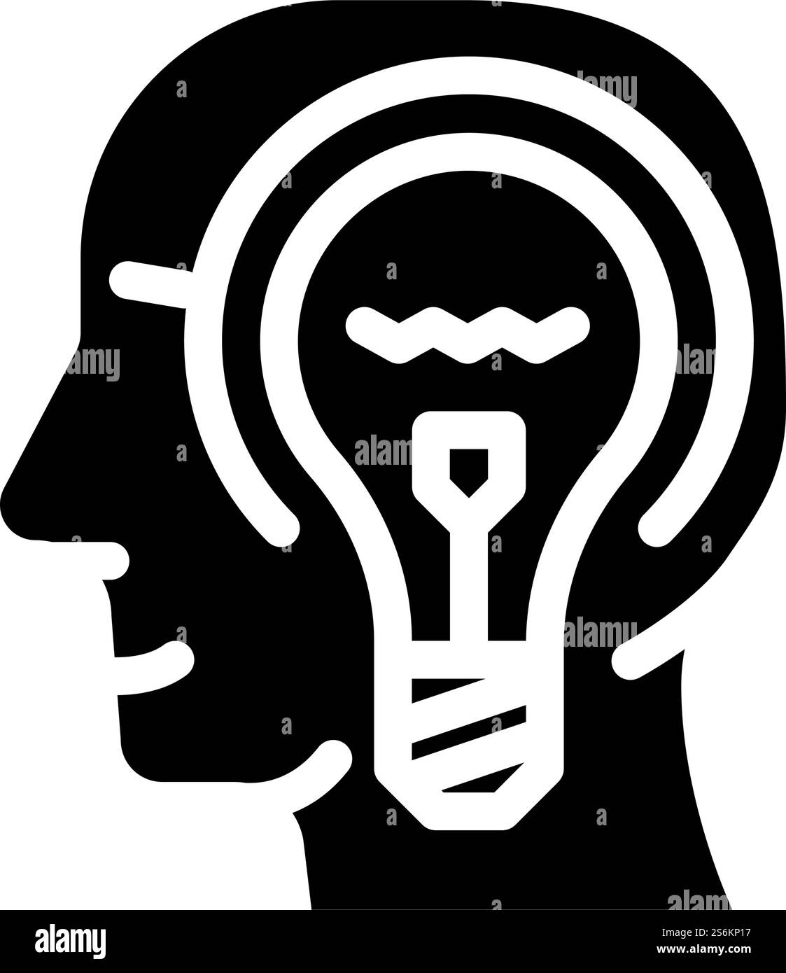 human ingenuity glyph icon vector. human ingenuity sign. isolated ...
