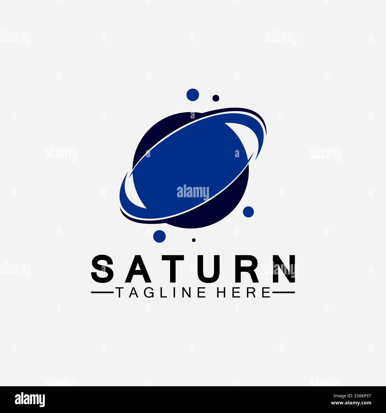 Planet Saturn logo vector illustration design. Planet logo template ...