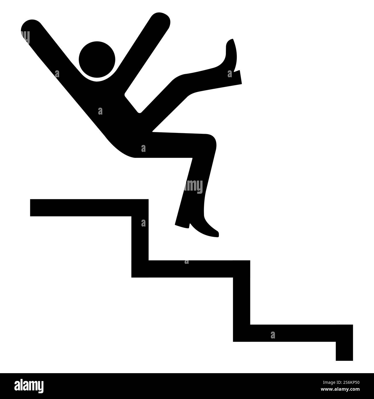 Beware Step Symbol Isolate On White Background,Vector Illustration EPS ...