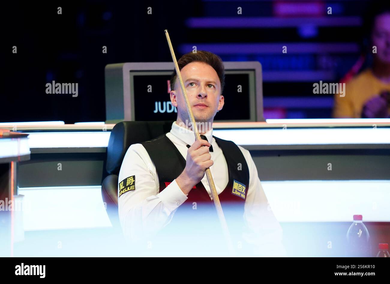 Judd Trump during his quarter-final match against Ding Junhui during ...