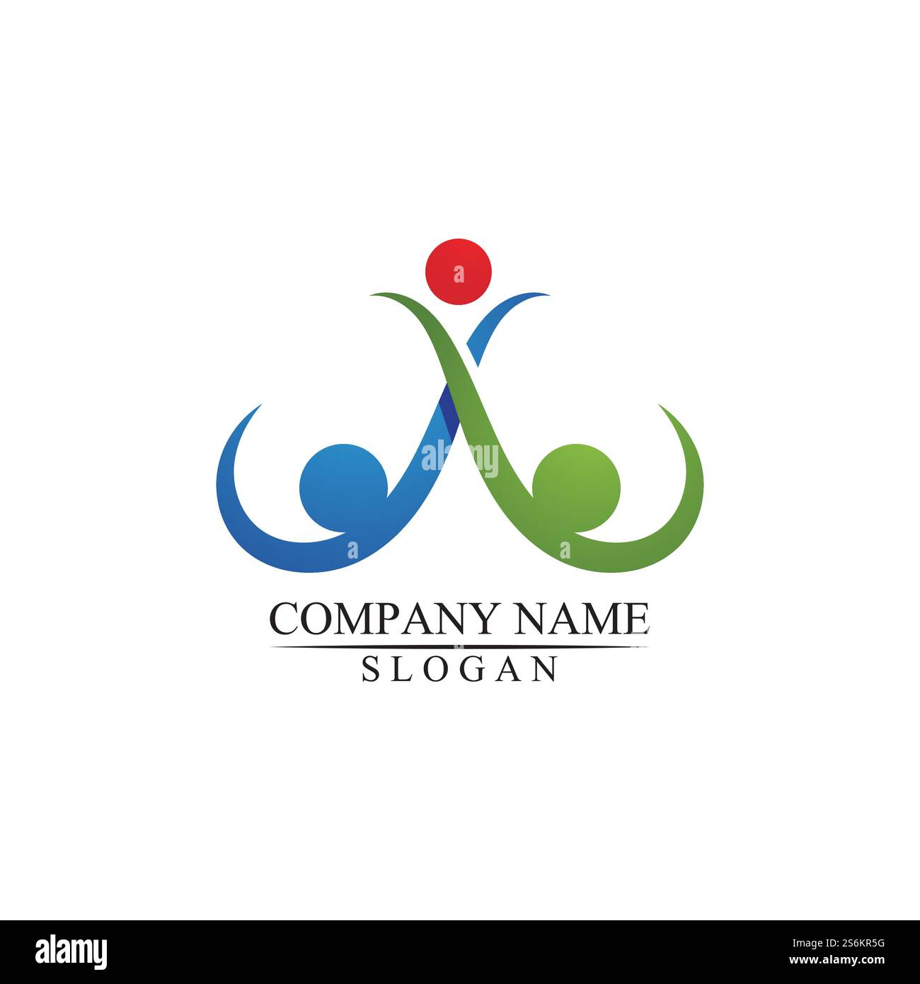 infinity Adoption and community care Logo template Stock Vector Image ...