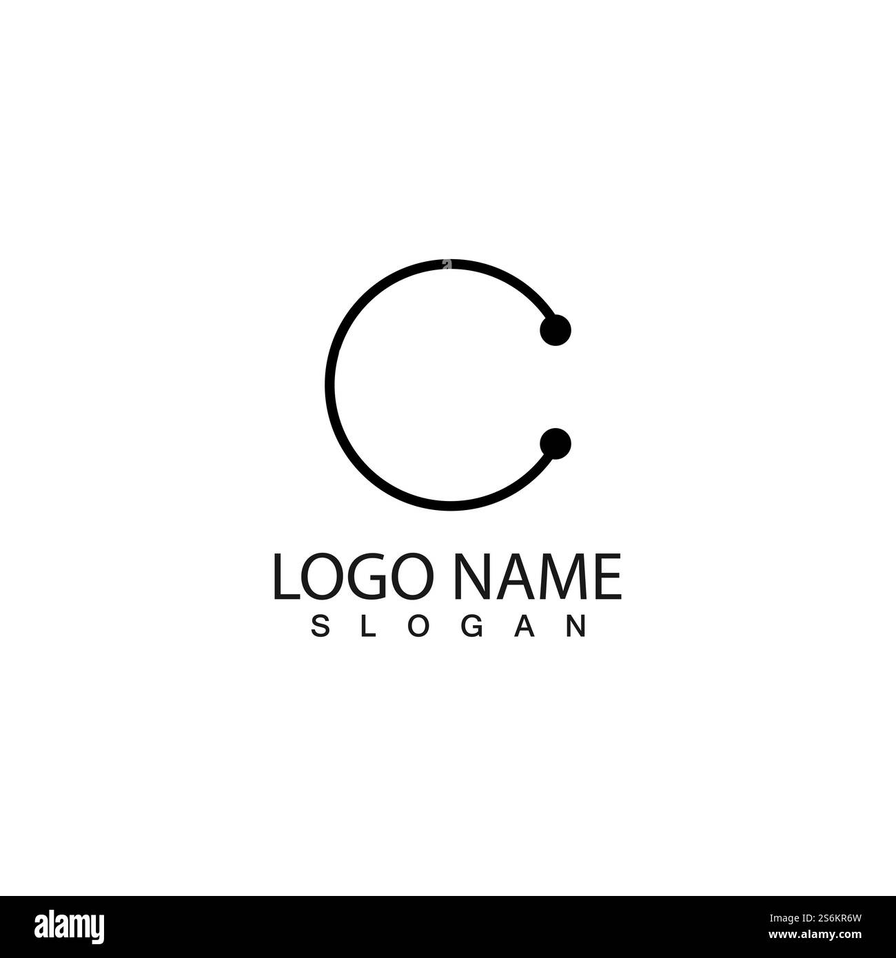 Technology circle logo and symbols Vector Stock Vector Image & Art - Alamy