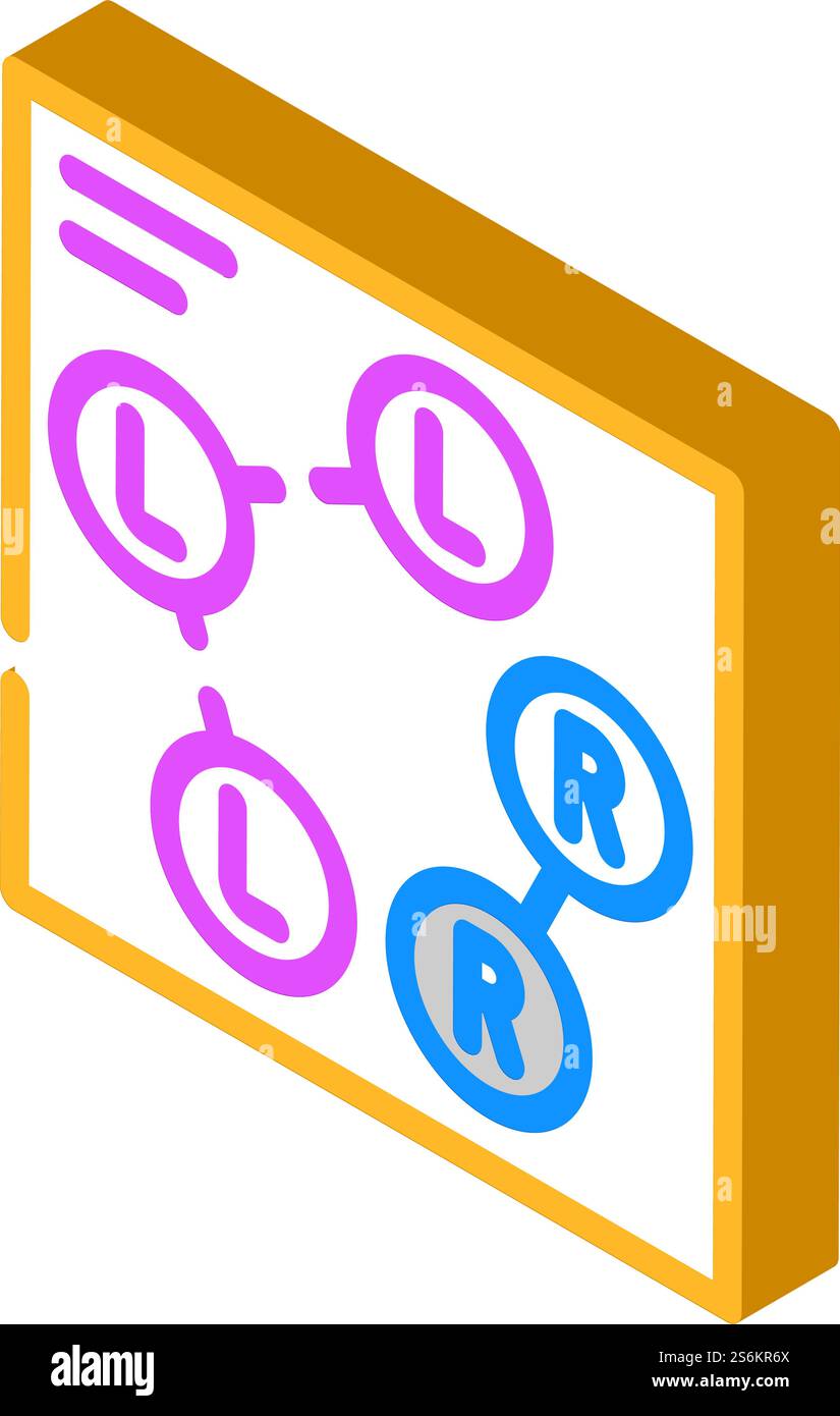 dance scheme isometric icon vector. dance scheme sign. isolated symbol ...