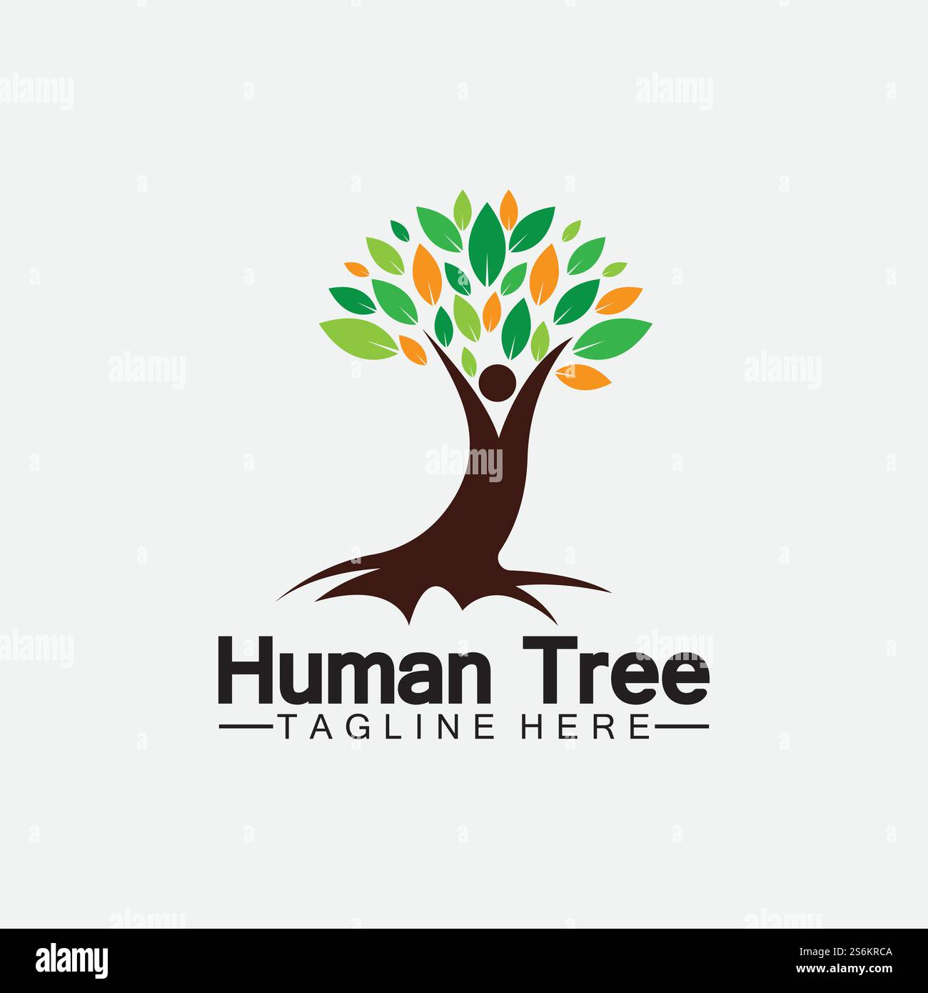 People Tree Vector Logo Template illustration design Stock Vector Image ...