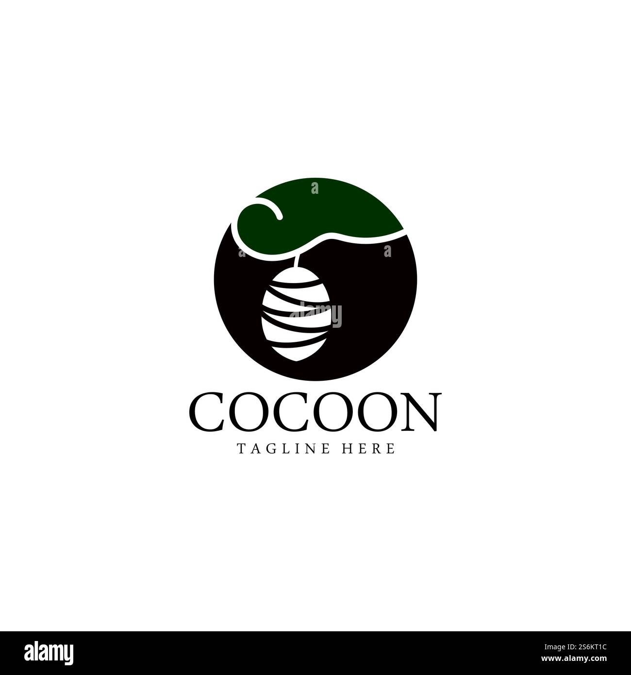 Cocoon logo template vector icon and symbol Stock Vector Image & Art ...