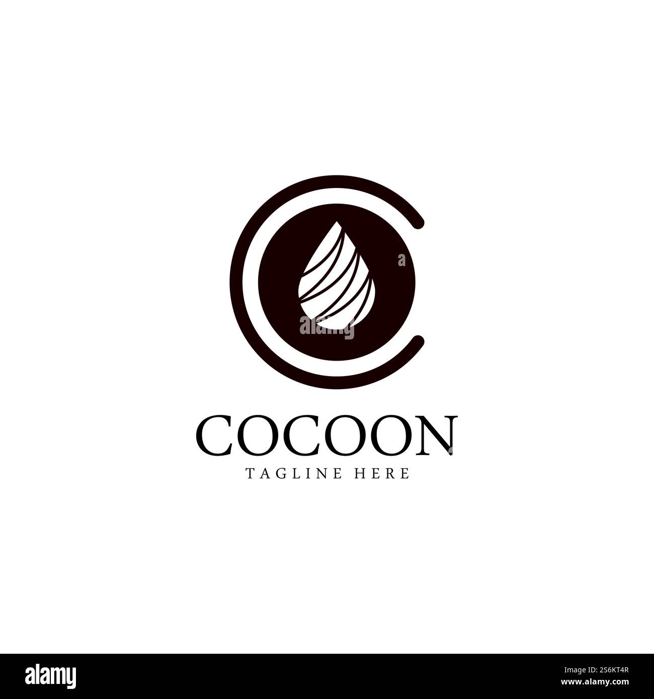 Cocoon logo template vector icon and symbol Stock Vector Image & Art ...