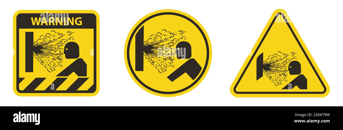 Explosion Release of Pressure Symbol Sign Isolate on White Background ...