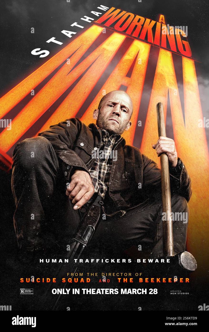 A Working Man poster Jason Statham Stock Photo - Alamy