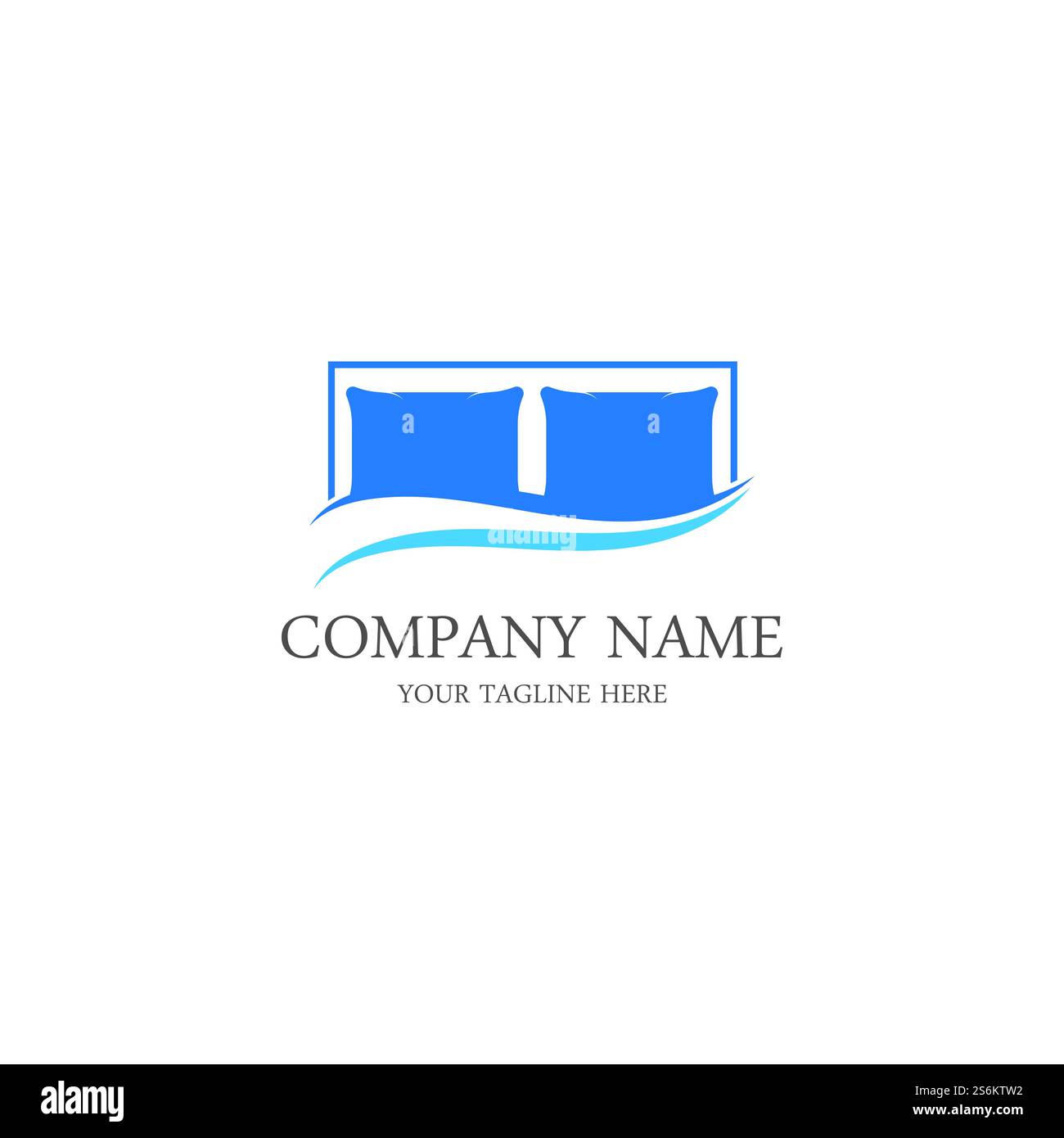 Bed logo vector illustration design template.Bed logo vector Stock ...