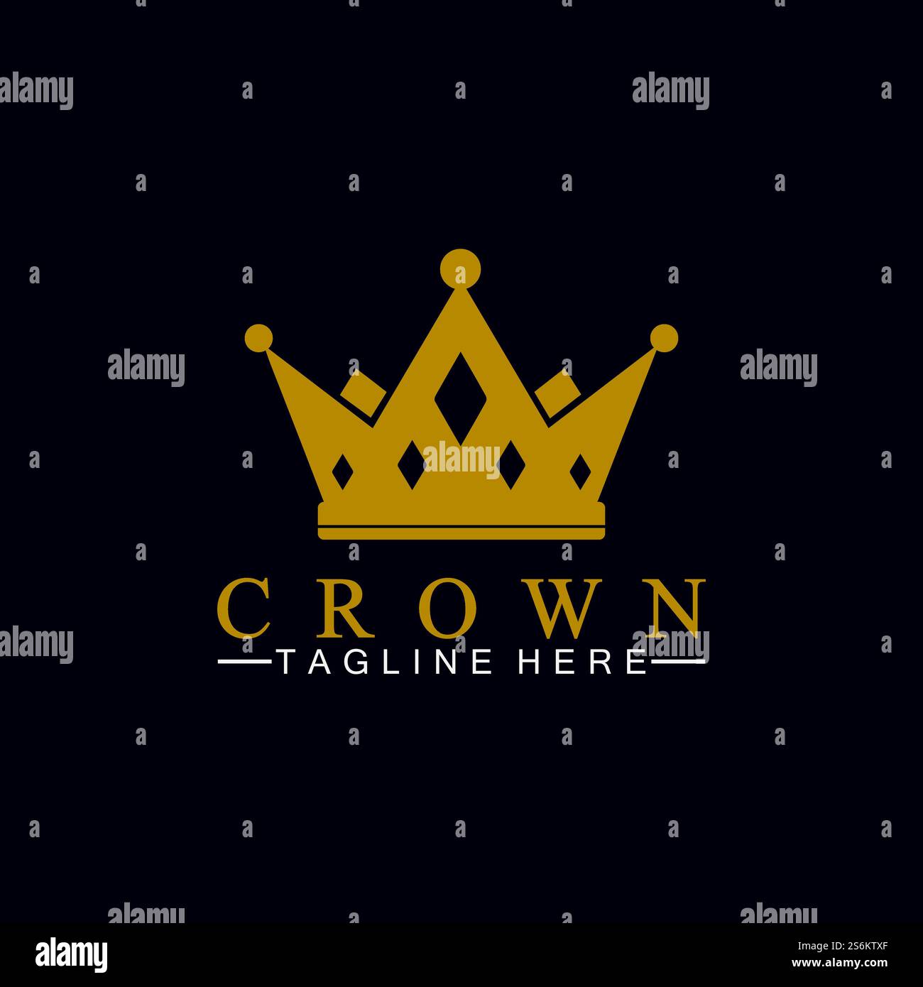 Crown Logo Template vector illustration Stock Vector Image & Art - Alamy