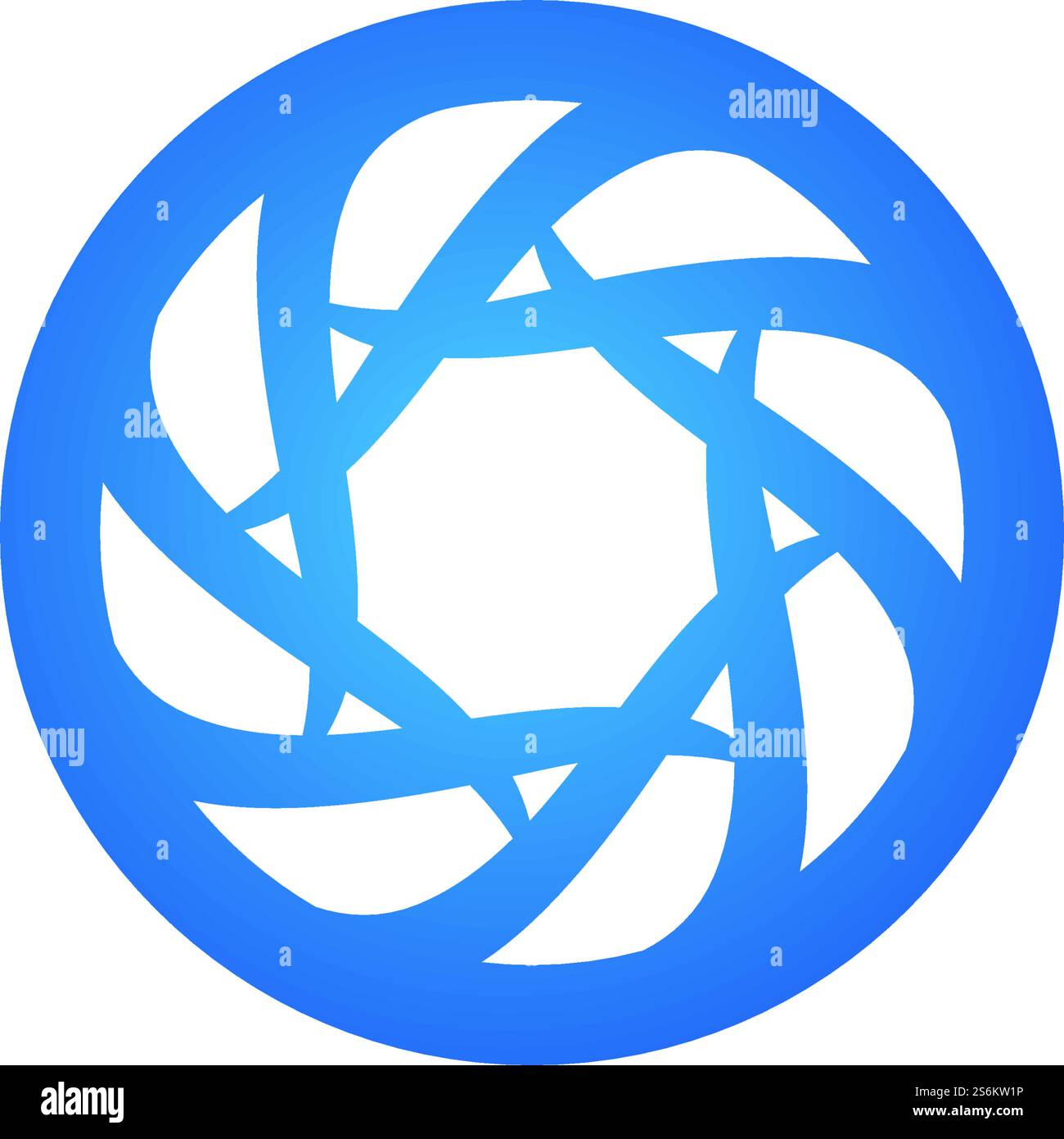 Wave circle logos design template Stock Vector Image & Art - Alamy